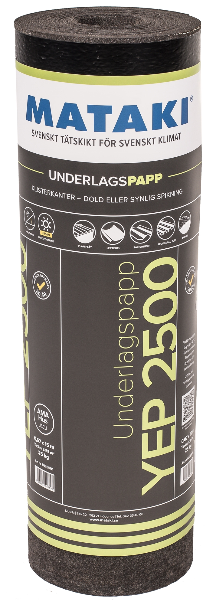 Mataki YEP 2500 - 15x0,67m - Mataki